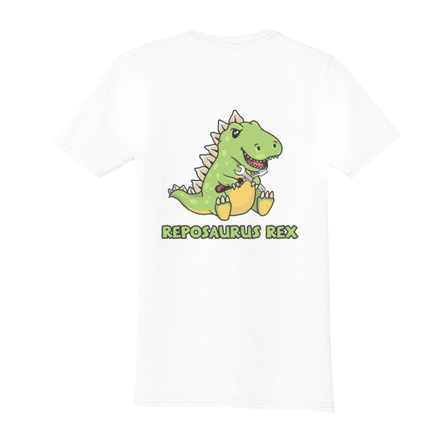 T-SHIRT Reposaurus Rex RÜCKENDRUCK – SchrauberEck